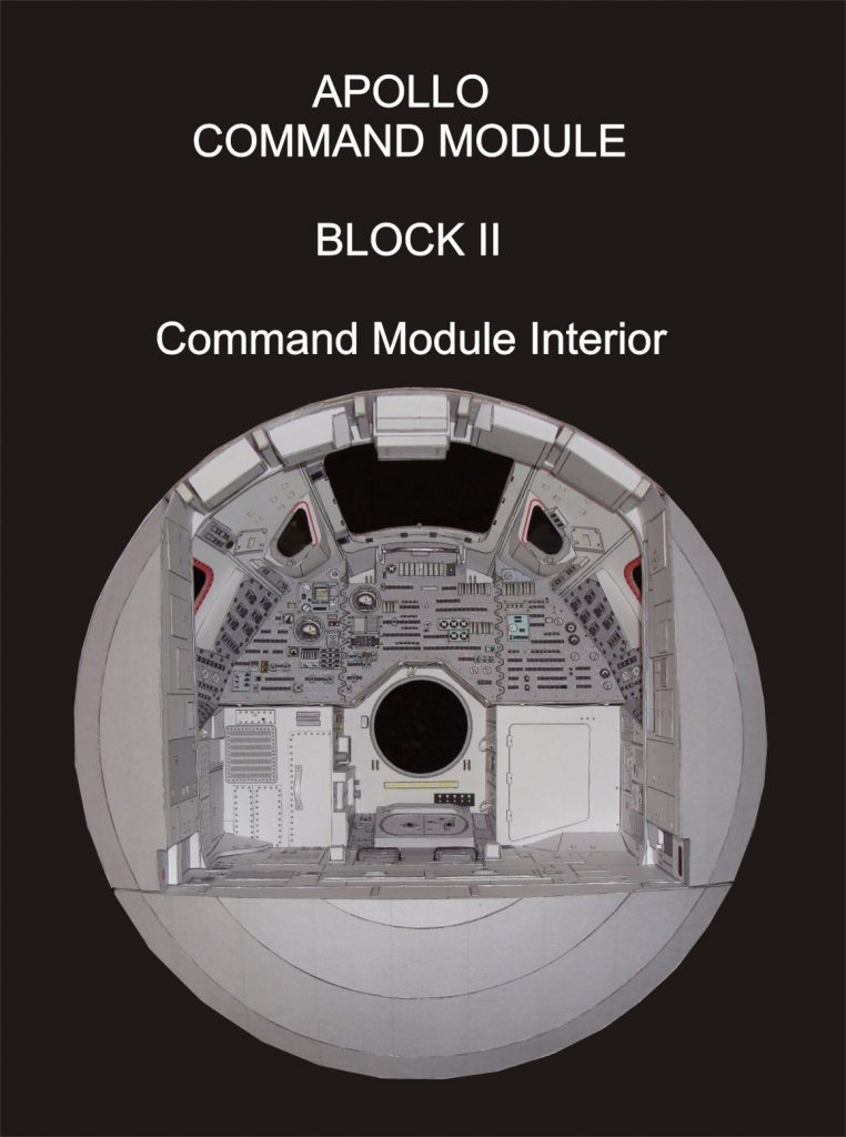 1/12 Apollo Command Module Paper Model - EcardModels