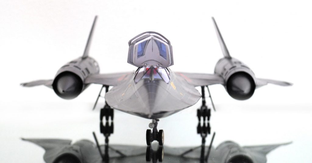 1/32 Lockheed SR-71 Blackbird Supersonic Spy Plane Paper Model ...