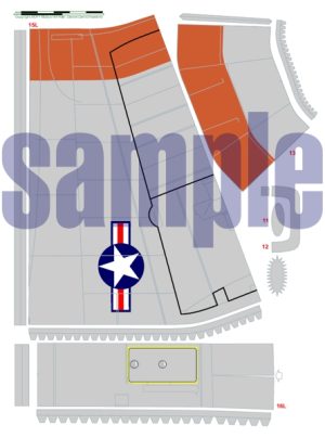 1/48 C-130 LC-130 Hercules USAF Arctic Transport Paper Model - EcardModels