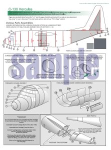 1/48 C-130 Hercules Polish Air Force Paper Model - EcardModels