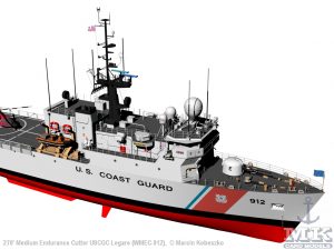 1/200 270' Medium Endurance Cutter of "Famous" Class USCGC Legare Paper ...