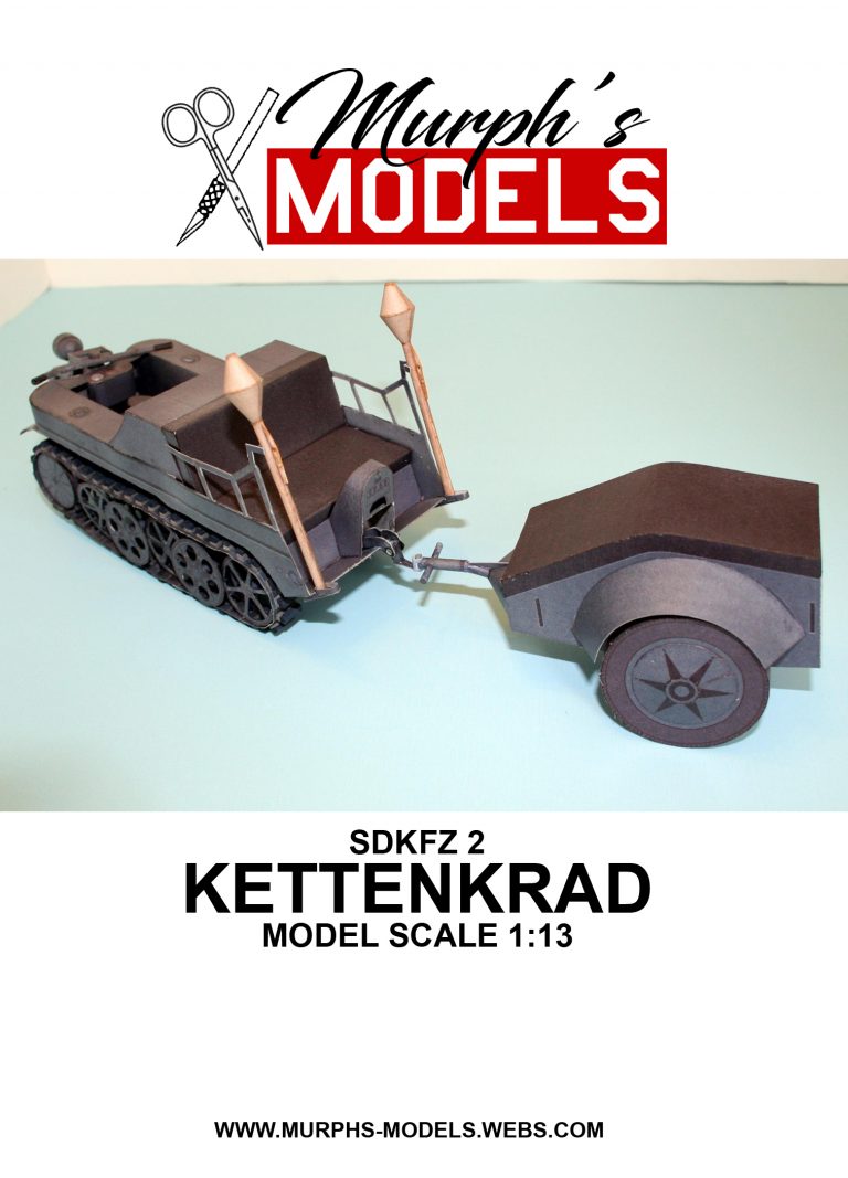 1/13 SdKfz.2 Kettenkrad Paper Model - EcardModels