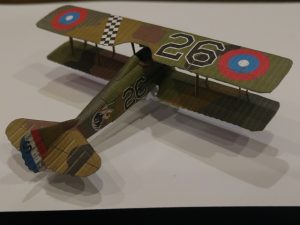 1/100 SPAD XIII Frank Luke Paper Model - EcardModels