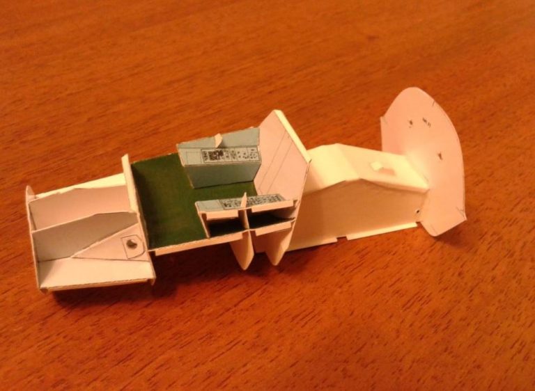 1/33 SUKHOI Su-57 The second flight model Aircraft № 51 Paper Model ...