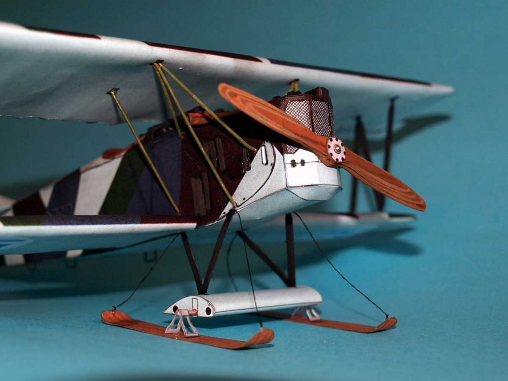 1/33 Fokker D.VII Finland Paper Model - EcardModels