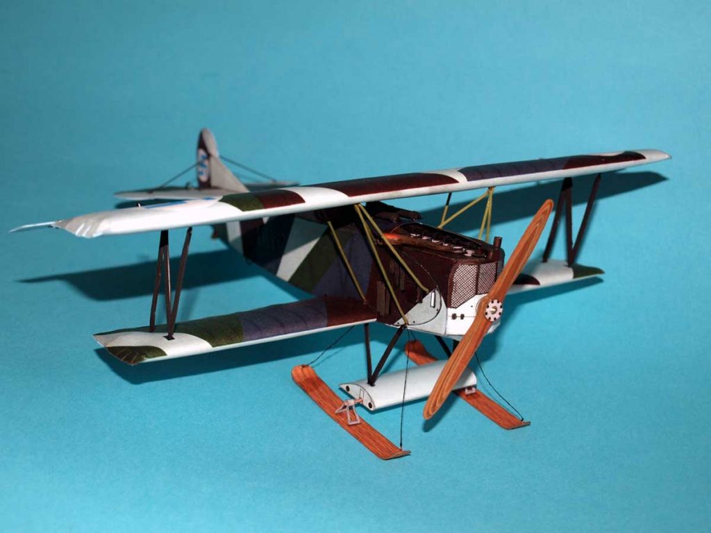 1/33 Fokker D.VII Finland Paper Model - EcardModels