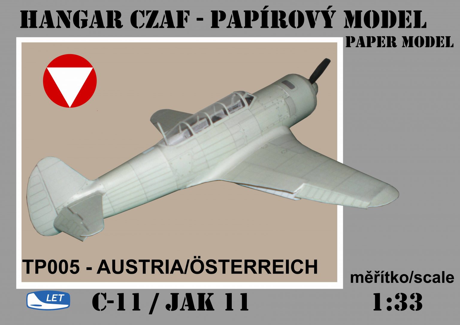 1/33 Jak-11/C-11 Austrian Air Force - EcardModels