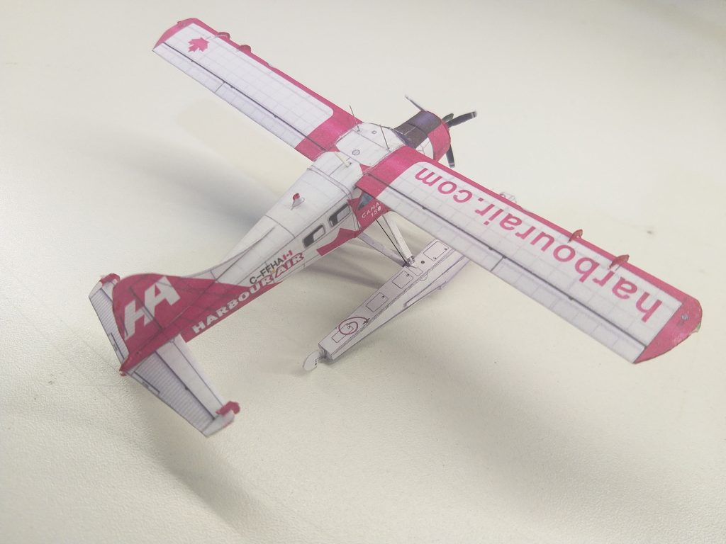 1/48 De Havilland Canada DHC-2 Beaver, C-FFHA Harbour Air – Paper Model ...