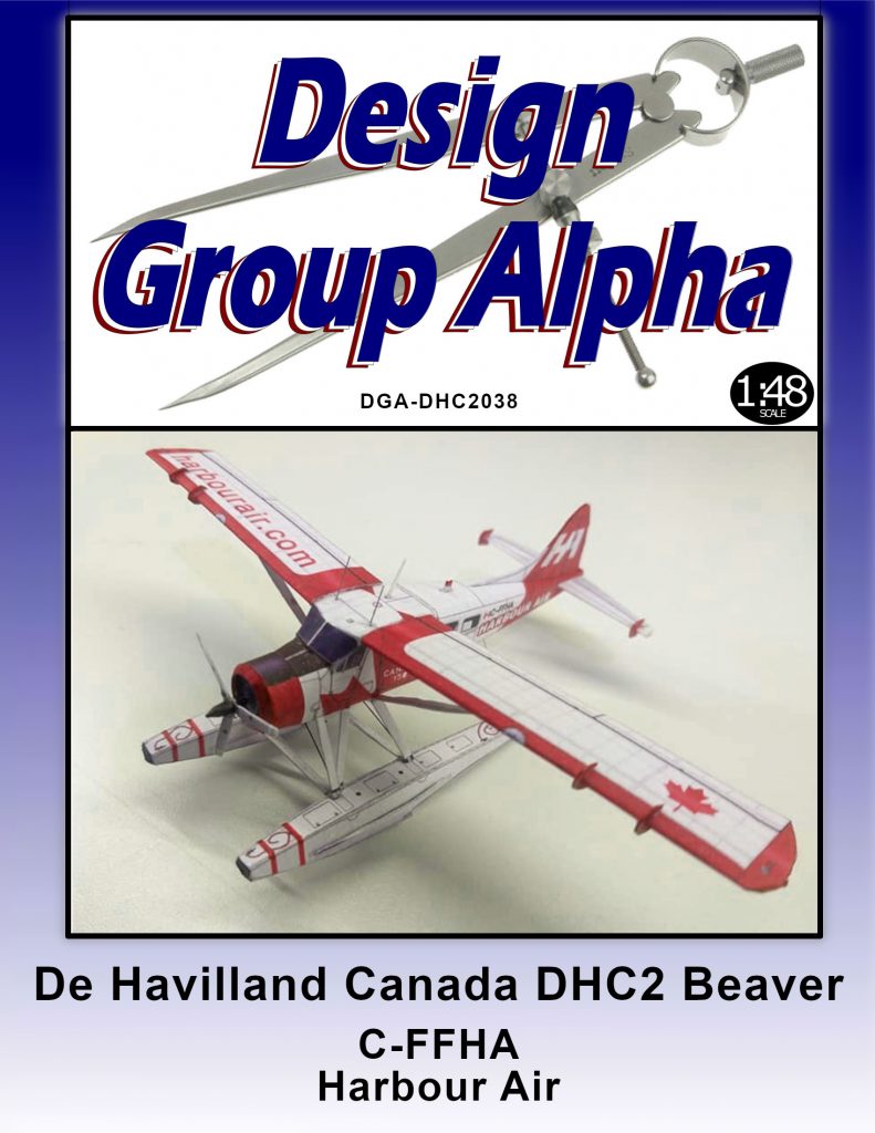 1/48 De Havilland Canada DHC-2 Beaver, C-FFHA Harbour Air – Paper Model ...