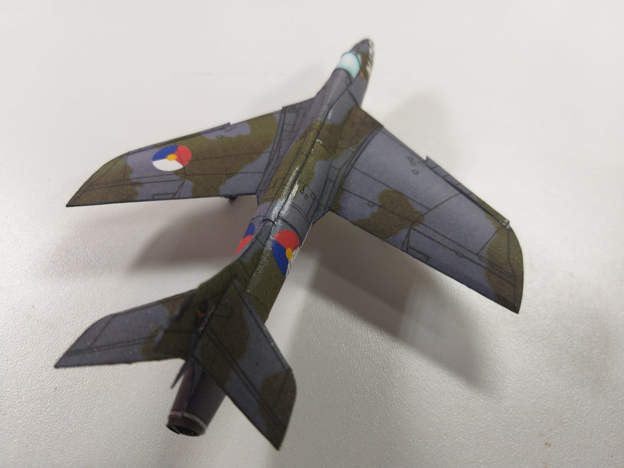 1/48 Hawker Hunter F.6, N-176, Dutch Air Force No. 323 Squadron -Paper ...