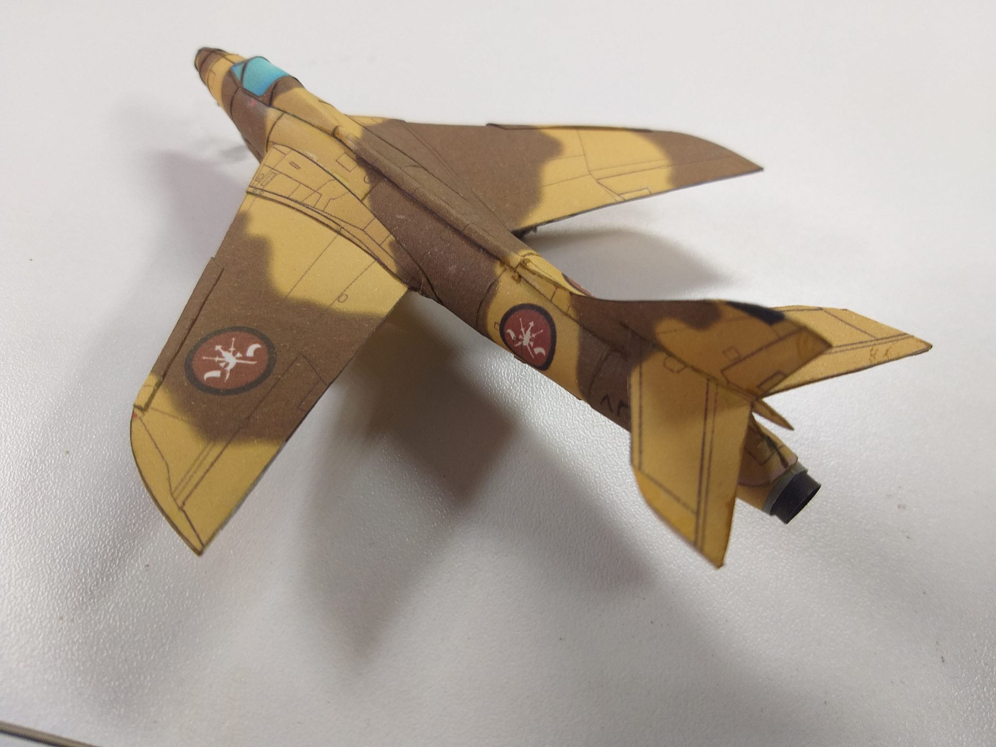 1/48-Hawker Hunter Mk.58A, The Sultan of Oman Air Force - Paper Model ...