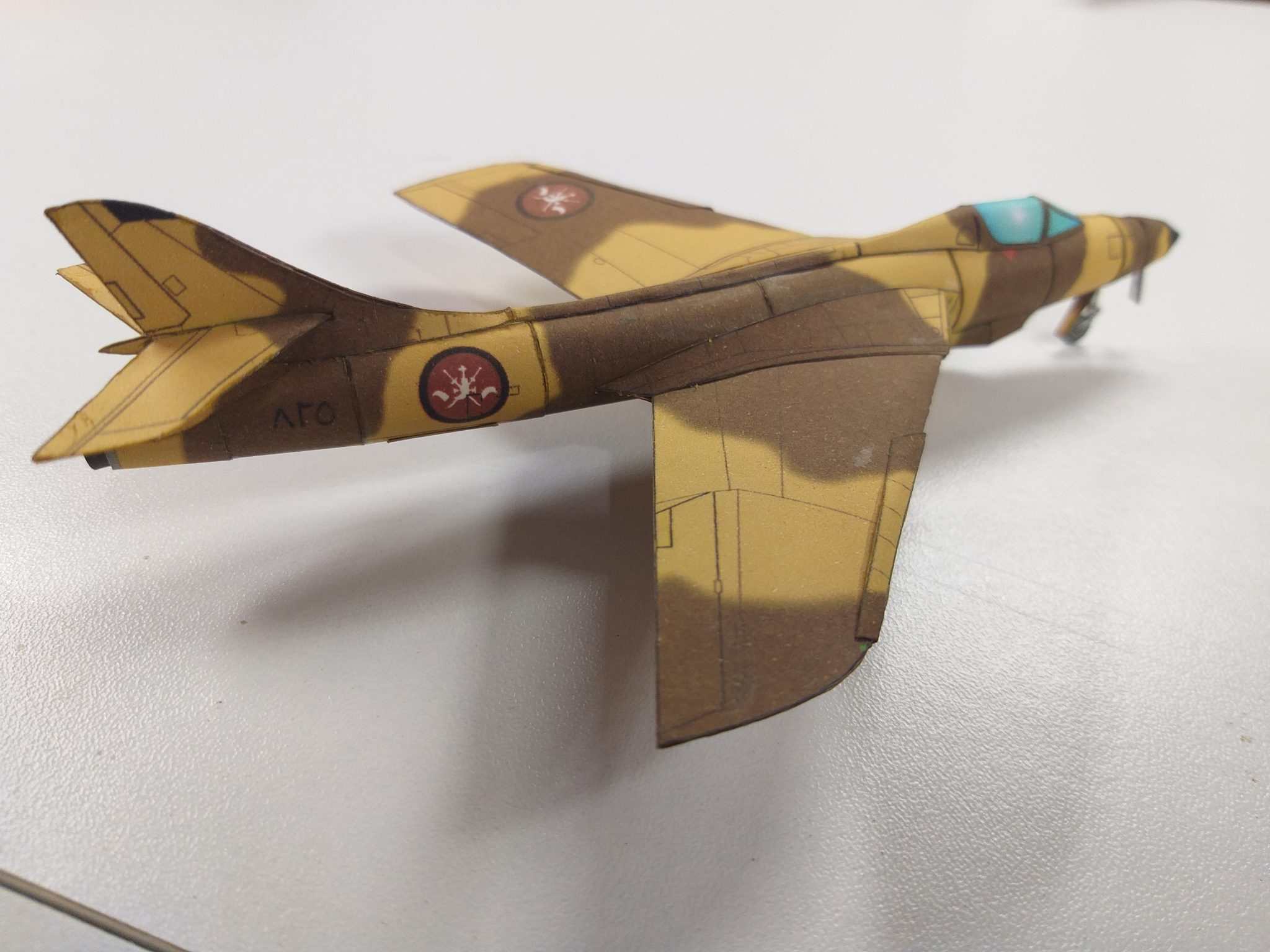 1/48-Hawker Hunter Mk.58A, The Sultan of Oman Air Force - Paper Model ...