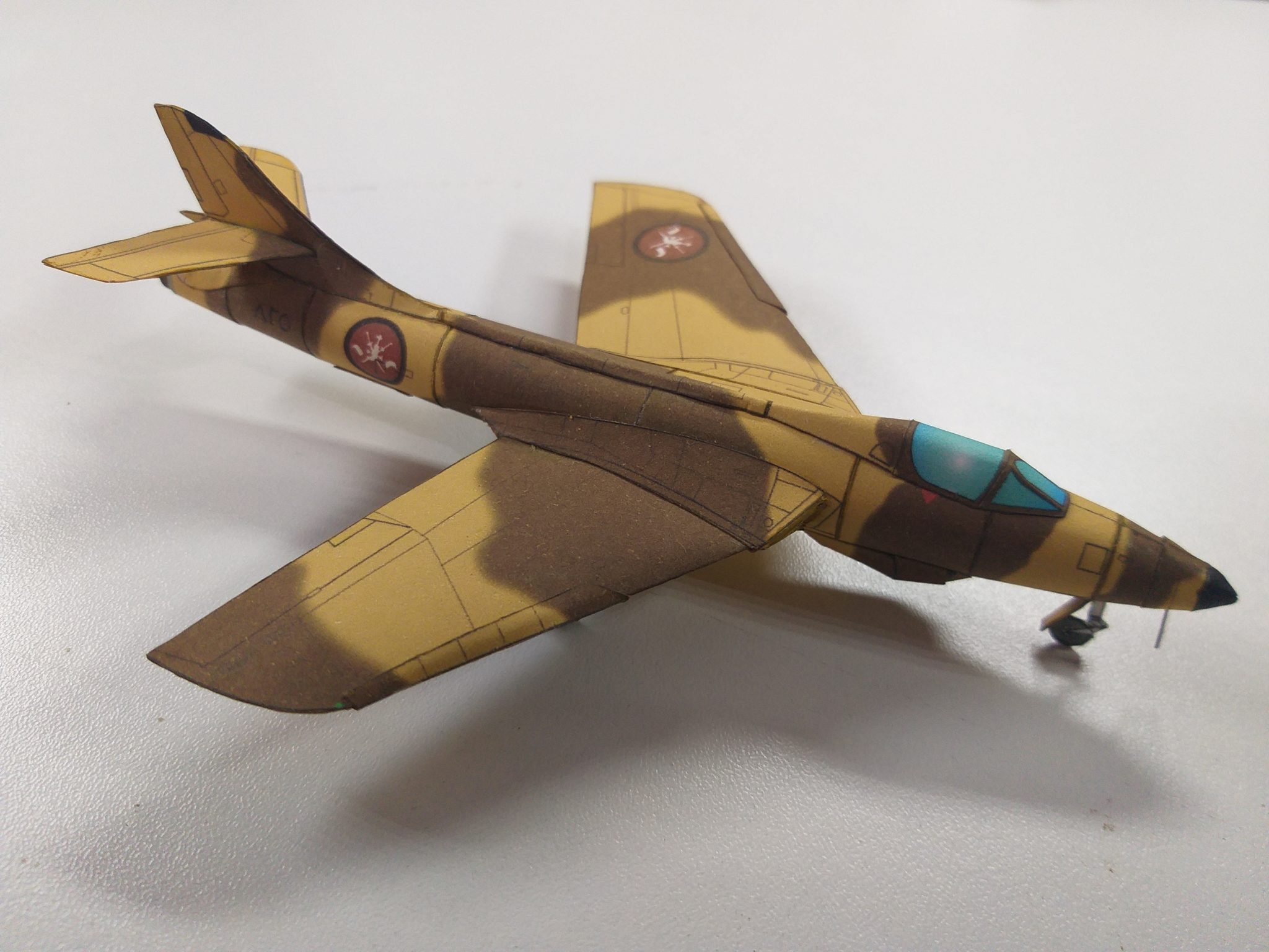 1/48-Hawker Hunter Mk.58A, The Sultan of Oman Air Force - Paper Model ...