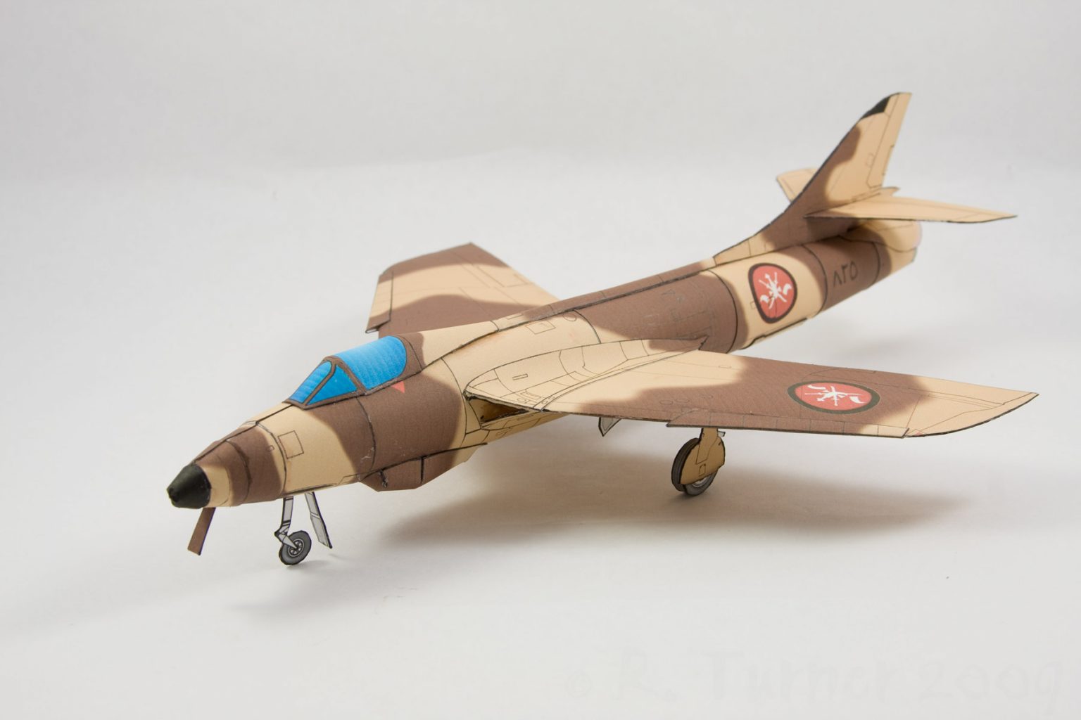 1/48-Hawker Hunter Mk.58A, The Sultan of Oman Air Force - Paper Model ...
