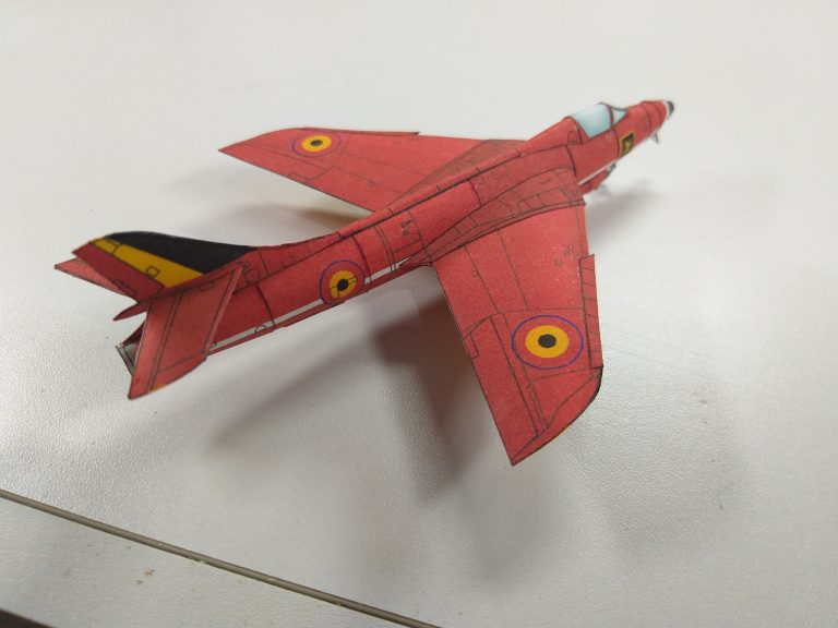 1/48 Hawker Hunter F.6, IF-137 Belgian Air Force, Red Devils aerobatic ...