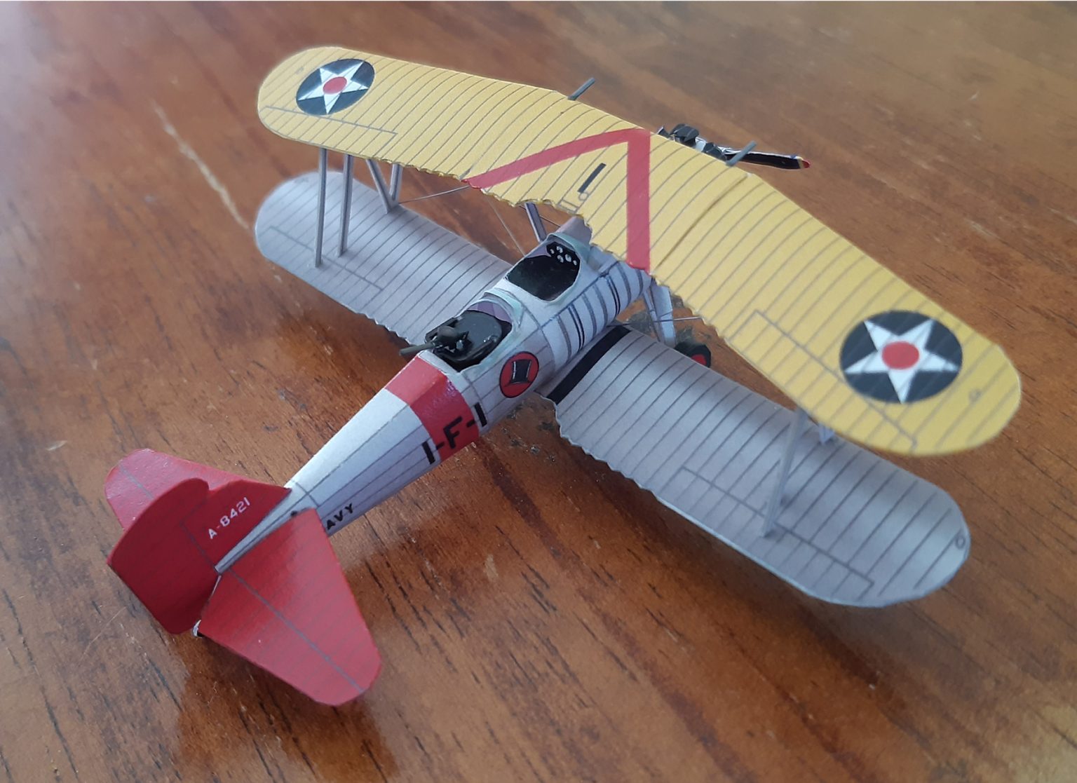 1/100 Curtiss F8C-4 Helldiver -VF-1B- Paper Model - EcardModels
