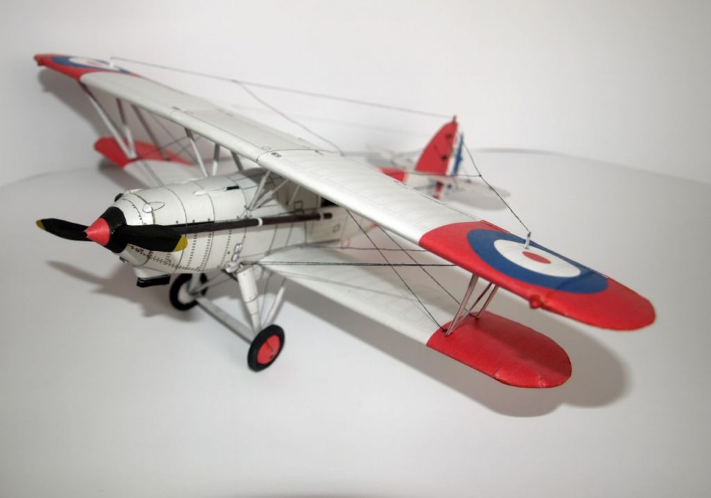 1/33 Hawker Nimrod Mk I 516 Paper Model - EcardModels