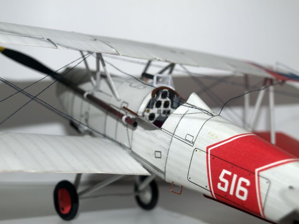 1/33 Hawker Nimrod Mk I 516 Paper Model - EcardModels