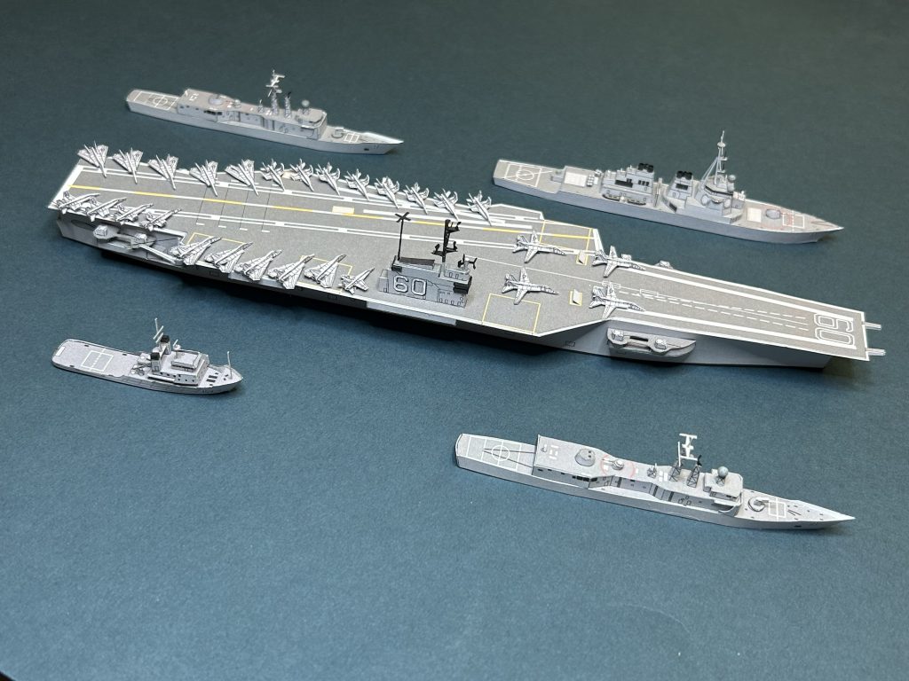 1/1250 Ocean going tugs POWHATAN class, Paper Model - EcardModels
