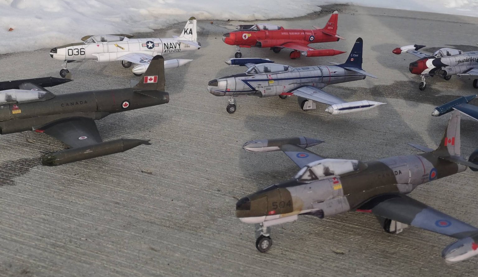 DGA Lockheed T-33 Shooting Star, and Canadair CT-133 Silver Star ...
