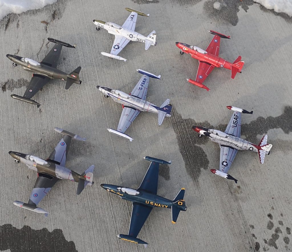 DGA Lockheed T-33 Shooting Star, and Canadair CT-133 Silver Star ...
