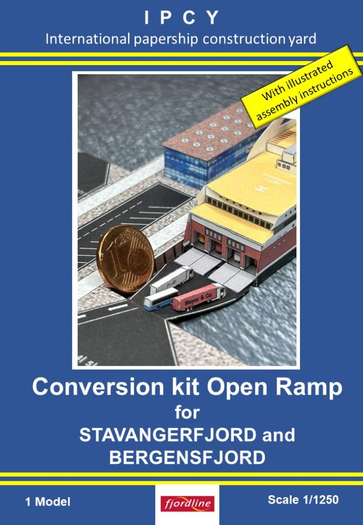 1/1250 Conversion kit Open ramp for ferries STAVANGERFJORD and ...