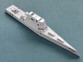 1/1250 Destroyer ZUMWALT and family, Paper Model - EcardModels