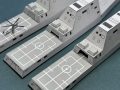 1/1250 Destroyer ZUMWALT and family, Paper Model - EcardModels