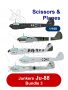 1/100 snp Junkers Ju-88 Bundle 3 Paper model - EcardModels