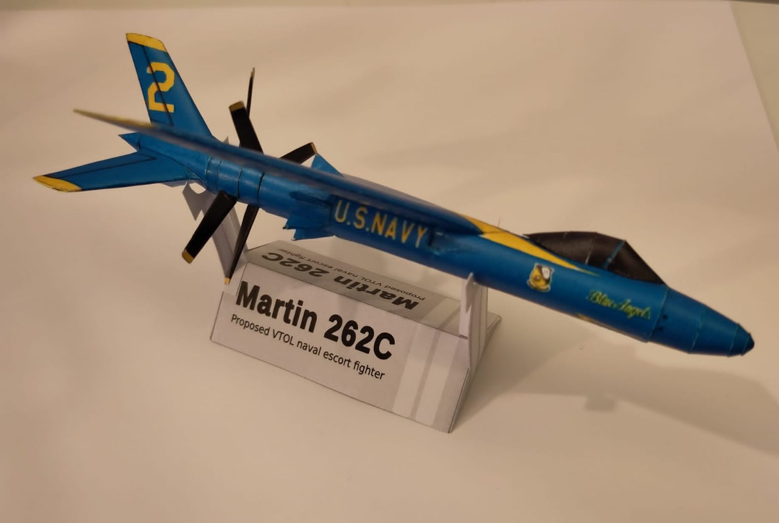 1:33 Martin 262C Prototype Paper Model - EcardModels