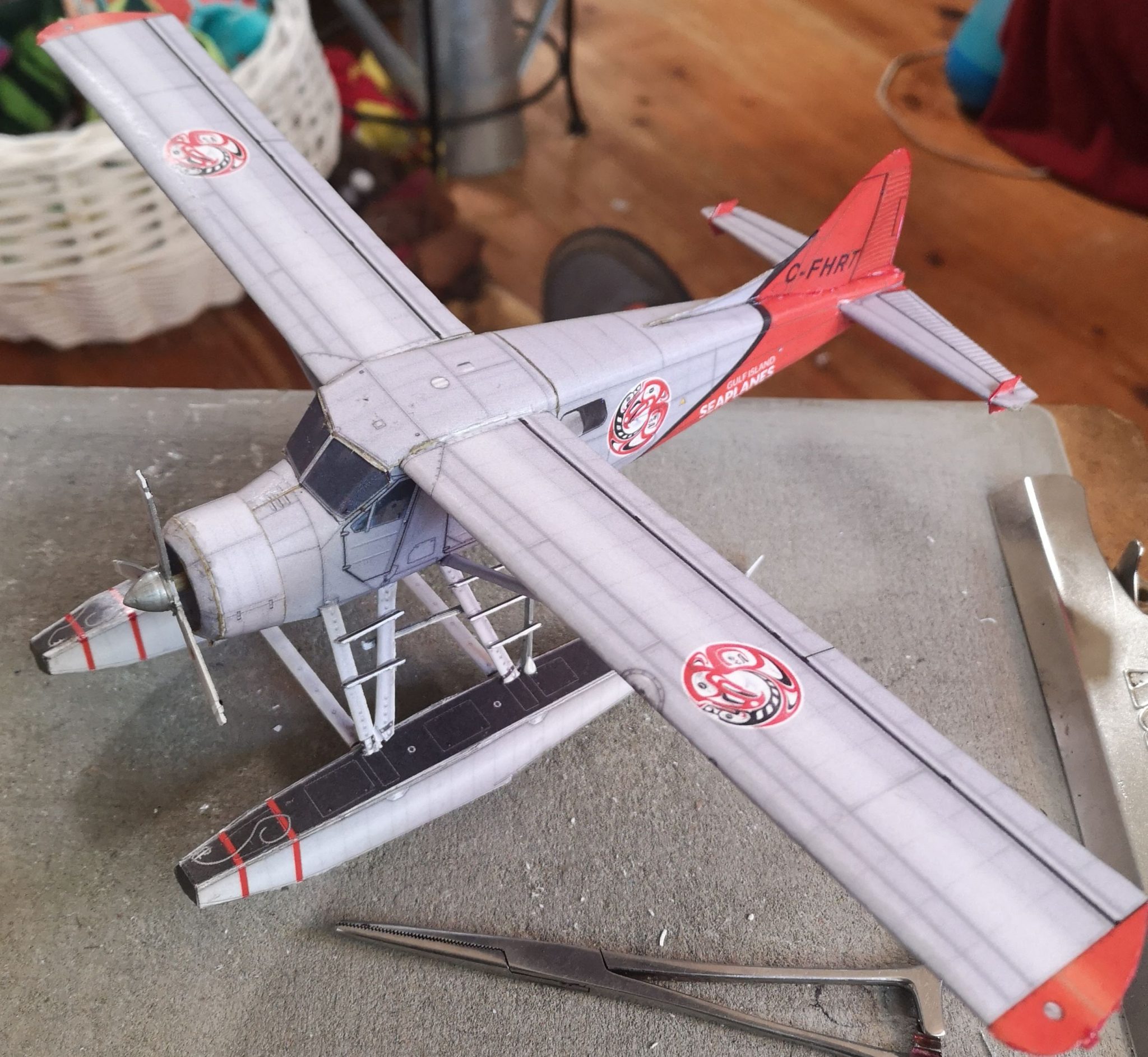 1/48 De Havilland Canada DHC-2 Beaver, C-FHRT, Gulf Island Seaplanes ...