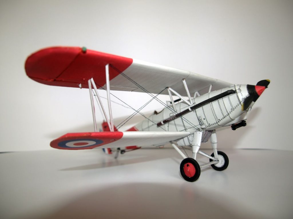 1/33 Hawker Nimrod Mk I 516 Paper Model - EcardModels