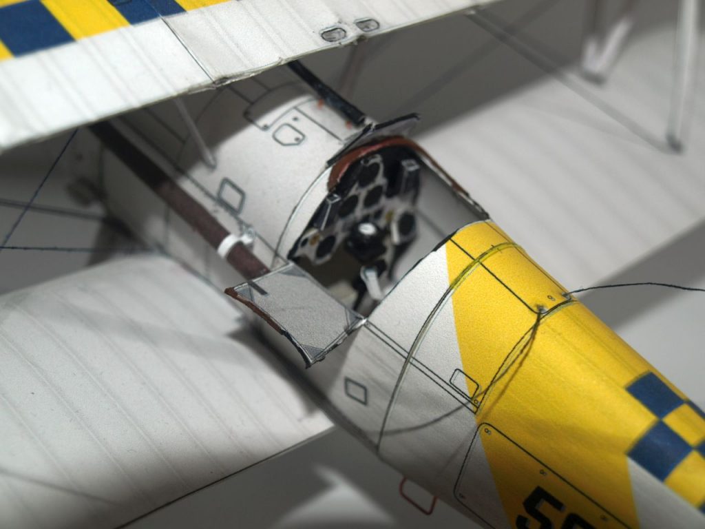 1/33 Hawker Nimrod Mk I 563 Paper Model - EcardModels