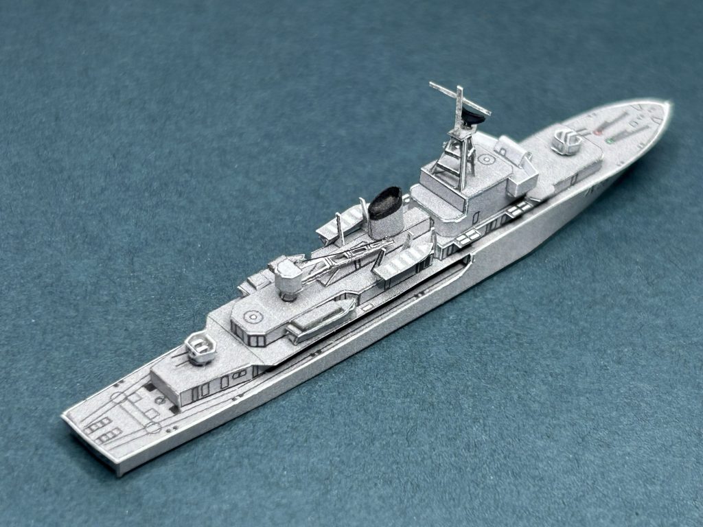 1/1250 German 3rd Submarine Squadron, Paper Model - EcardModels