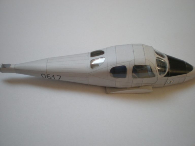 1/33 LET L-200 Morava Czech Air Force Paper Model - EcardModels