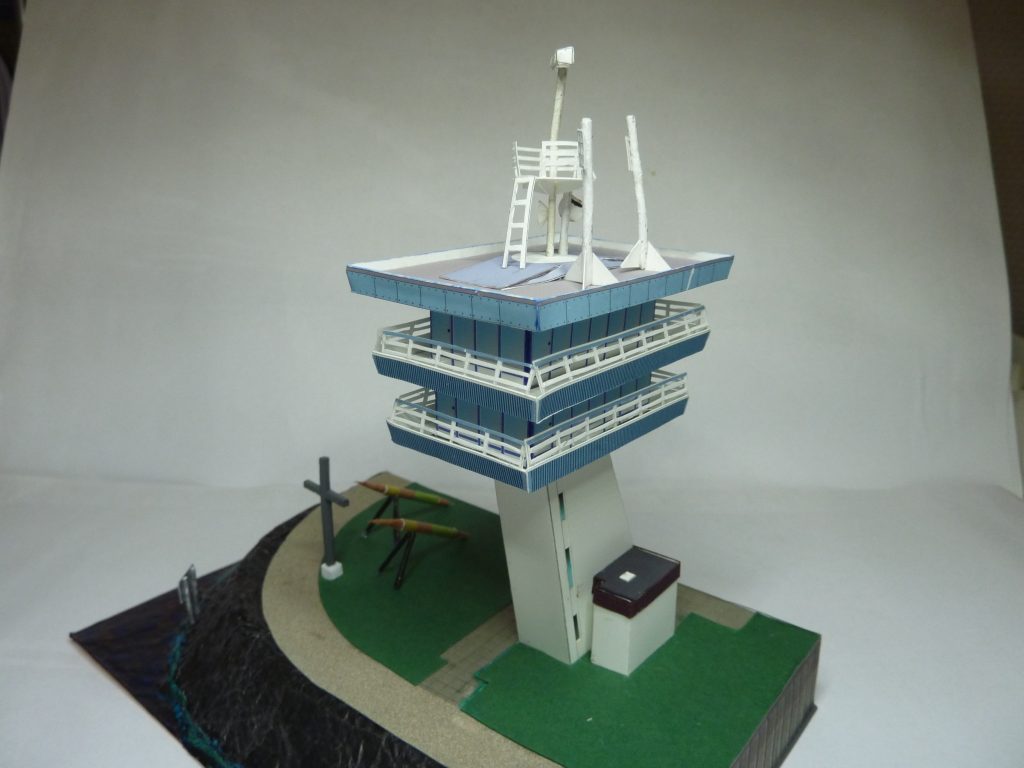 1/160 Radar Tower Lankenauer Hoeft Paper Model - EcardModels