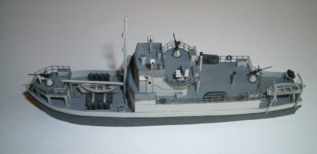 1/250 US Navy APC - Small Coastal Transport Paper Model - EcardModels