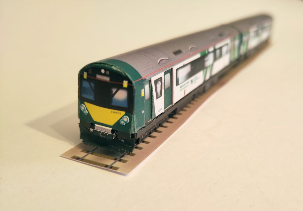 1:148 scale Class 230 D-Train London Northwestern Railway Paper Model ...