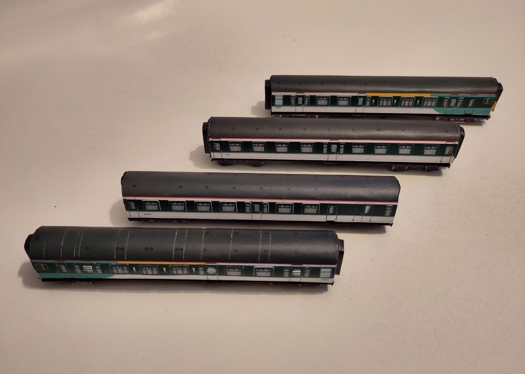 1/148 N scale Class 421/4 CIG New Southern Railway Paper Model ...