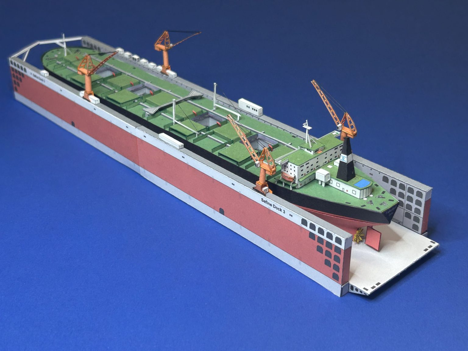 1/1250 Full Underwater Hull for Tanker and OBO-Carrier Type TT-240 ...