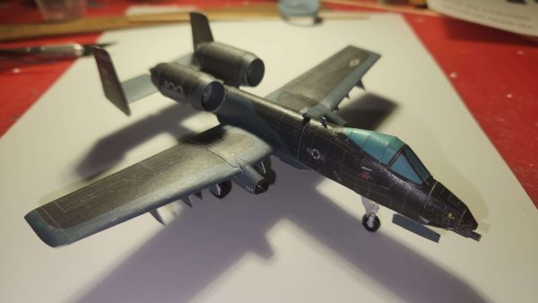 1/100 A-10 Indiana ANG Centennial Paper Model - EcardModels