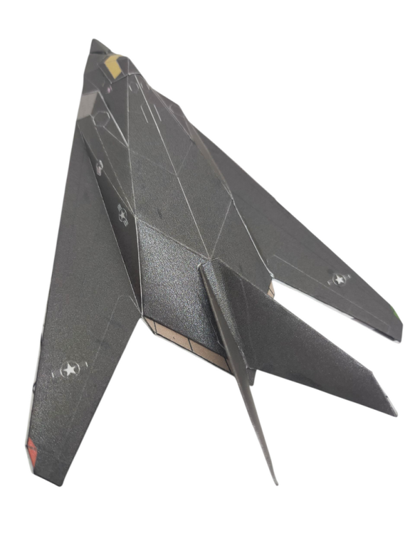 1/72 Lockheed F-117 Nighthawk Paper Model - EcardModels
