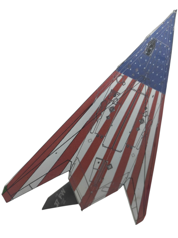 1/72 Lockheed F-117 Nighthawk Paper Model - EcardModels