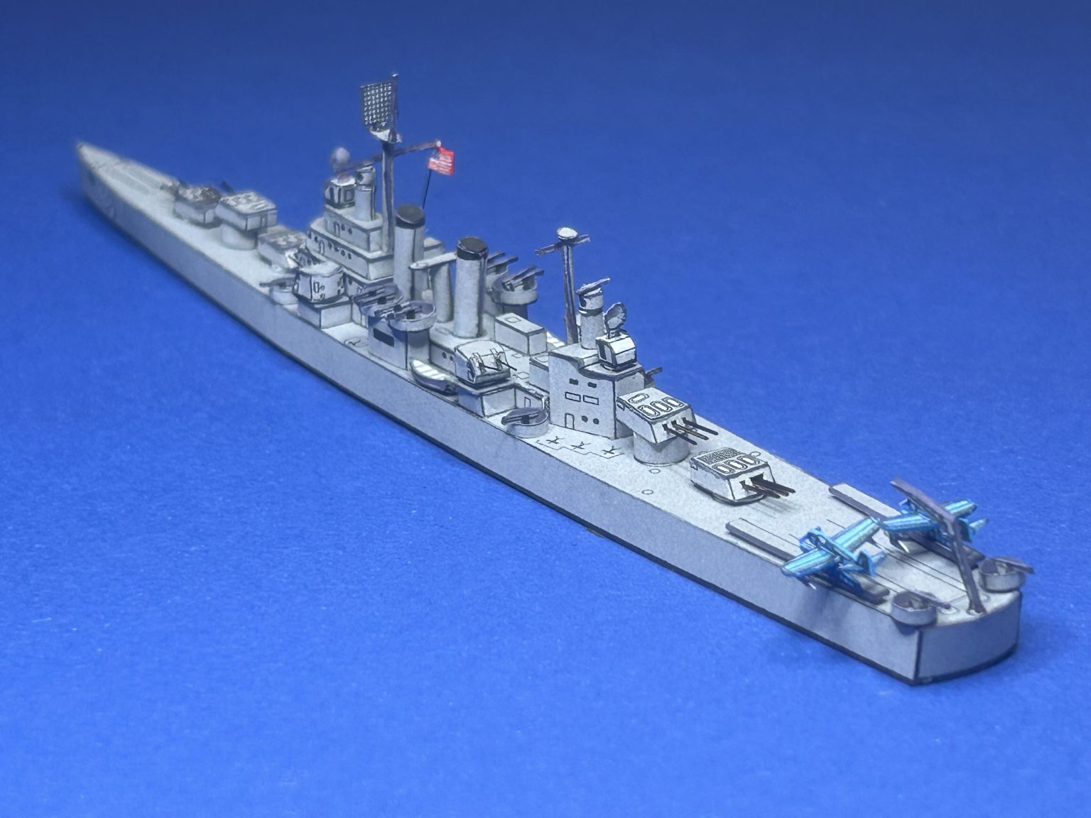 1/1250 Light Cruisers CL-42 USS SAVANNAH and CL-48 USS HONOLULU, Paper ...