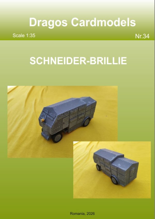 1/35 SCHNEIDER-BRILLIE APC Paper Model - EcardModels